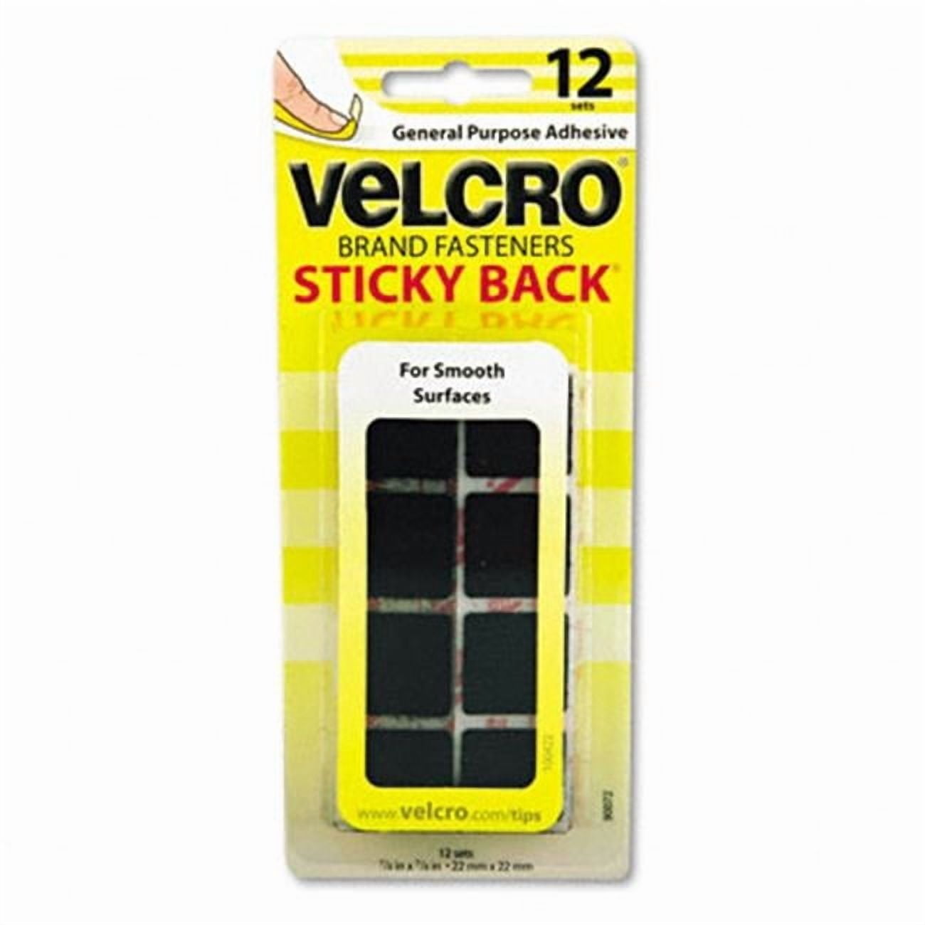 Fabric Hook and Eye Sticky-Back Hook & Loop Square Fasteners on Strips ...