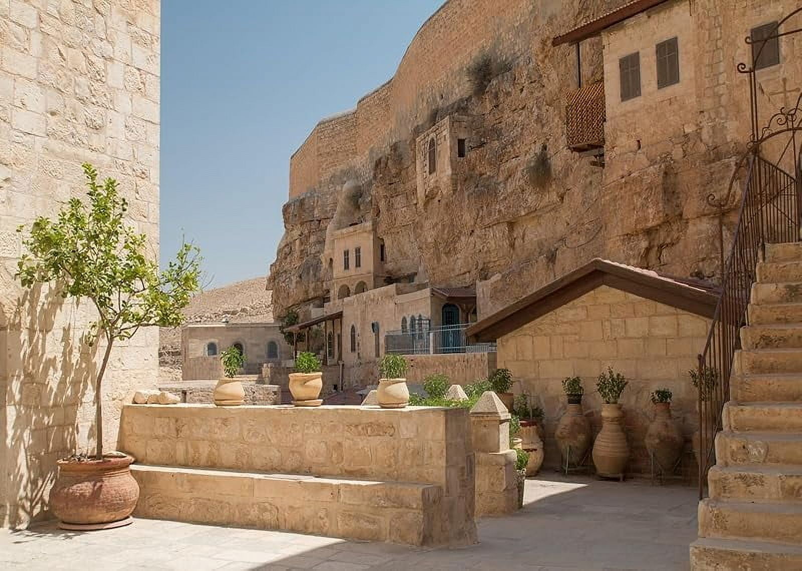 Fabric Jerusalem Old City Street Backdrop for Photography Monastery ...