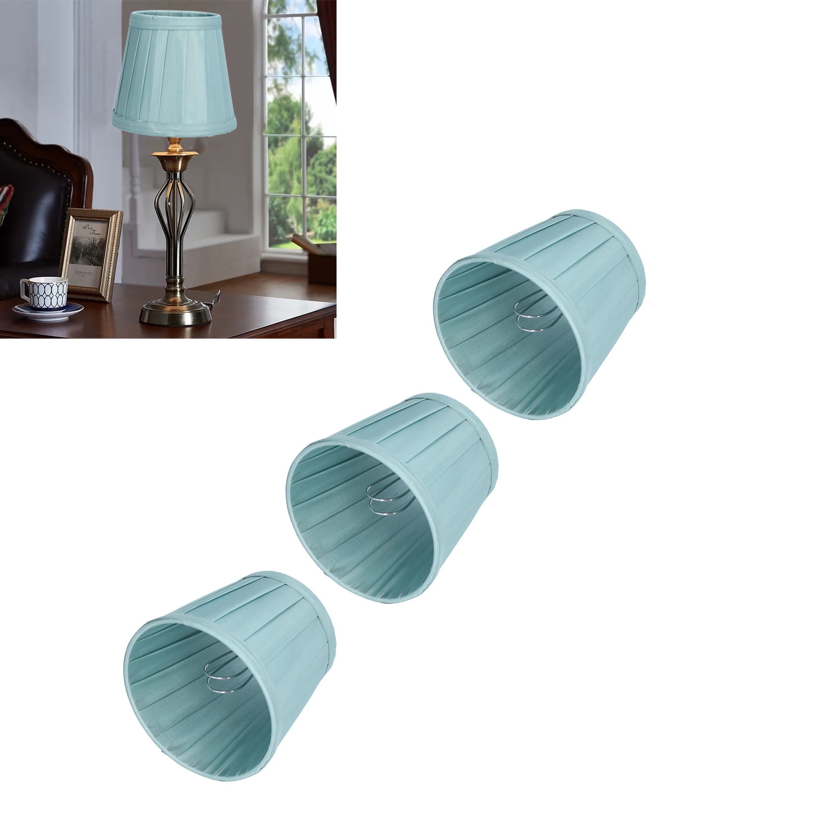Fabric Lamp Covers 3,Piece Set, Heat Easy Install, Ideal For ...