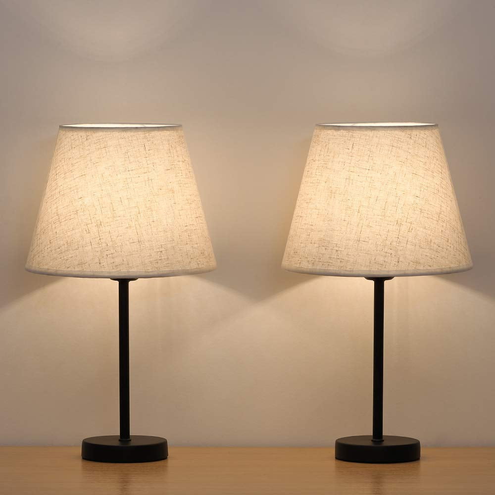 Fabric Lampshade Bedside Lamp ,Two piece candle lamp shade - Walmart.com
