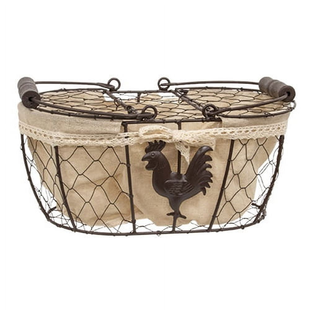 Lined Chicken Wire Basket