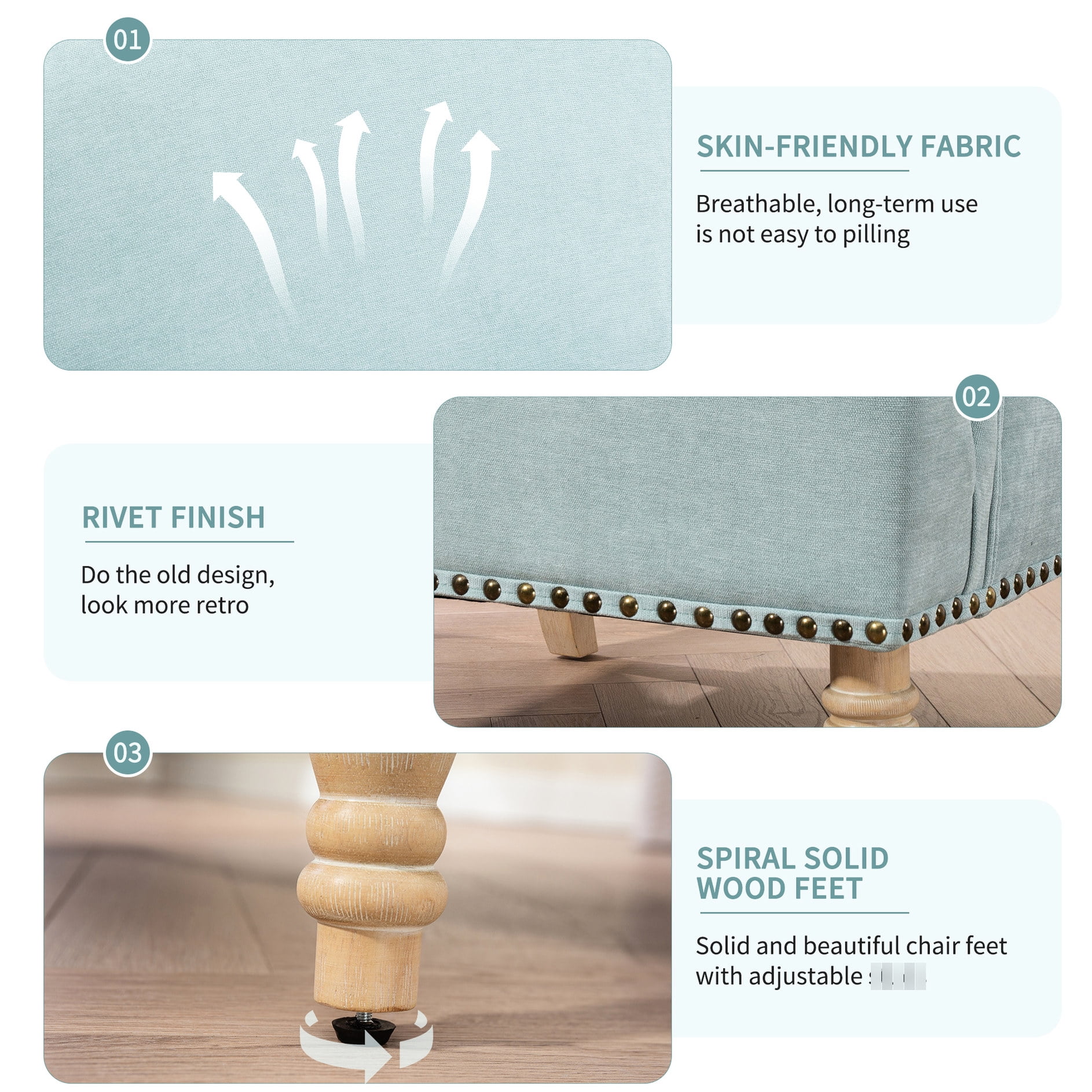 Fabric Lounge Chair | Ideal for Bedroom Decor | Polyester Material ...