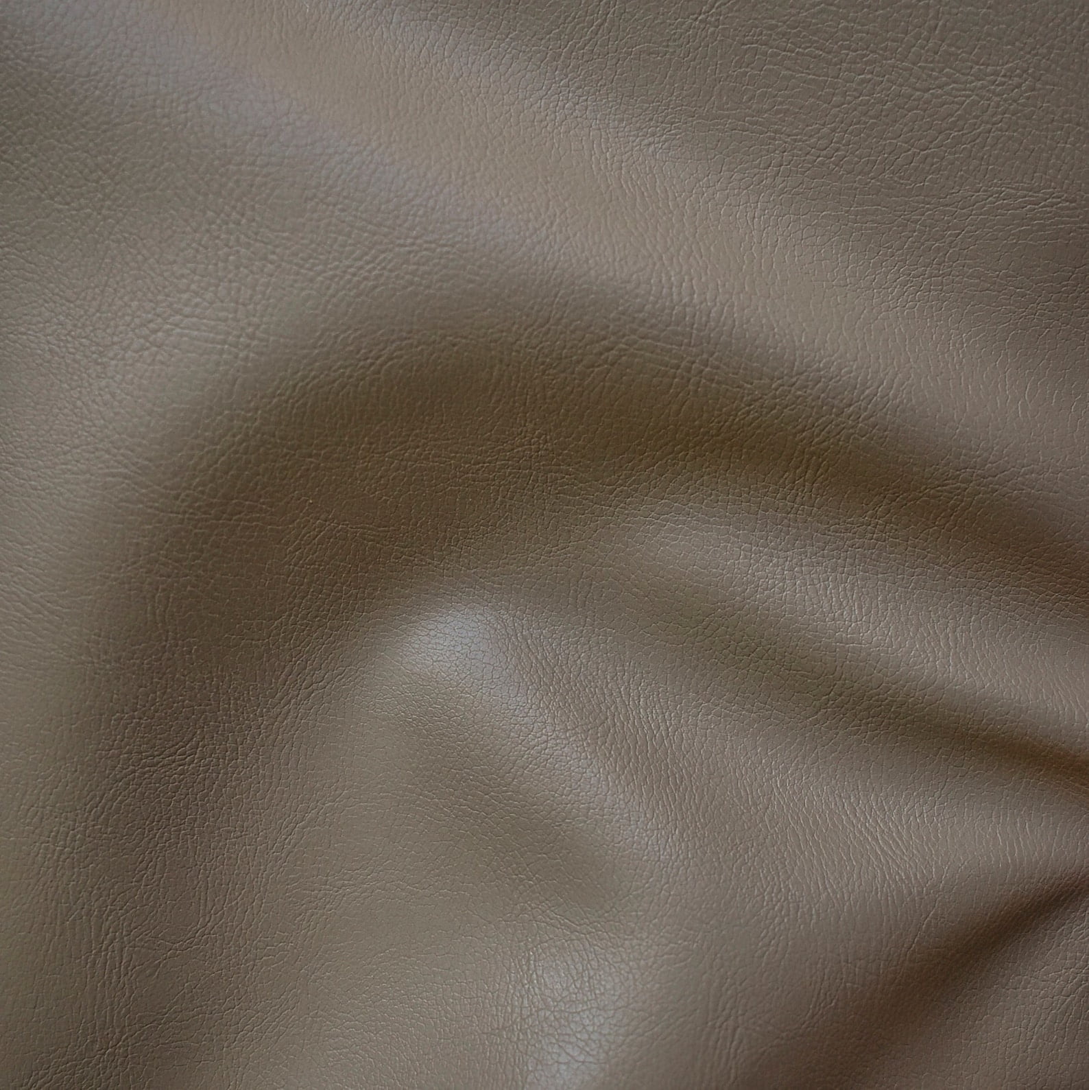 Fabric Mart Direct 54" Wide Dark Fawn Faux Leather By The Yard, 7 ...