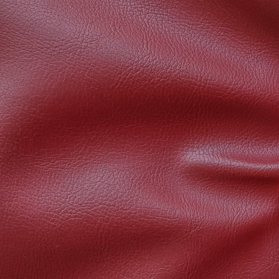 Fabric Mart Direct 54" Wide Maroon Faux Leather By The Yard, 11 ...