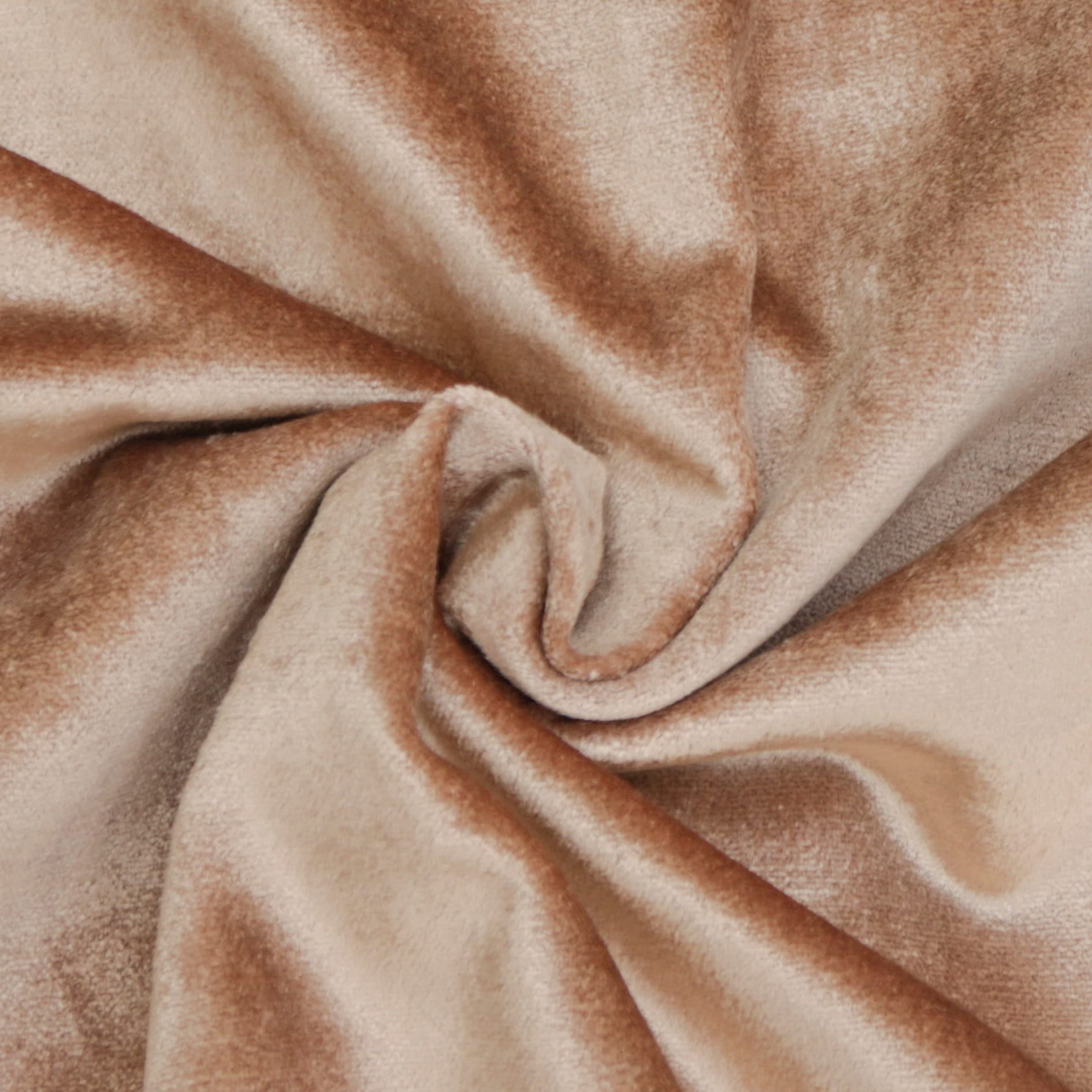 Fabric Mart Direct Beige Cotton Velvet Fabric By The Yard, 54 inches or ...