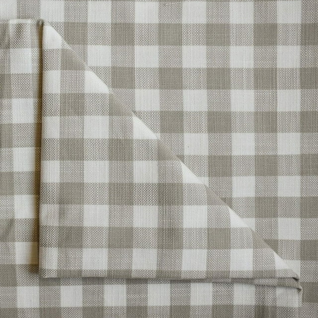 Fabric Mart Direct Beige Gingham Checks Cotton Fabric By The Yard, 14 ...