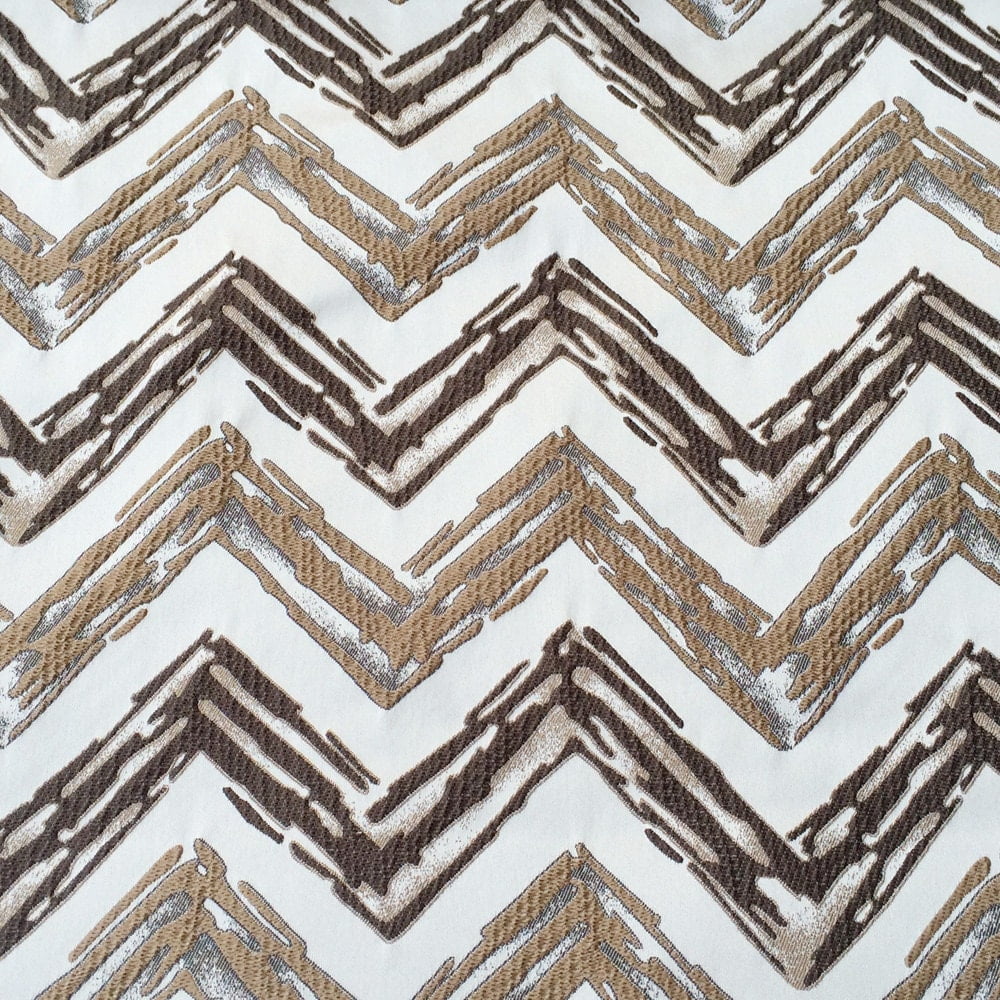 Fabric Mart Direct Coffee Brown, Beige 100% Polyester Filament Fabric ...