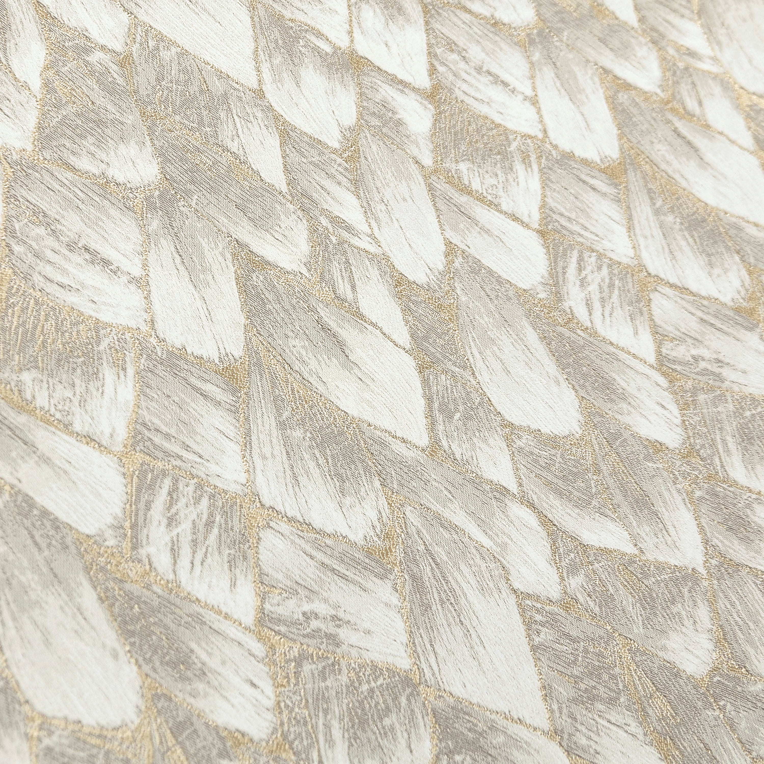 Fabric Mart Direct Cream Jacquard Velvet Fabric By The Yard, 54 inches ...