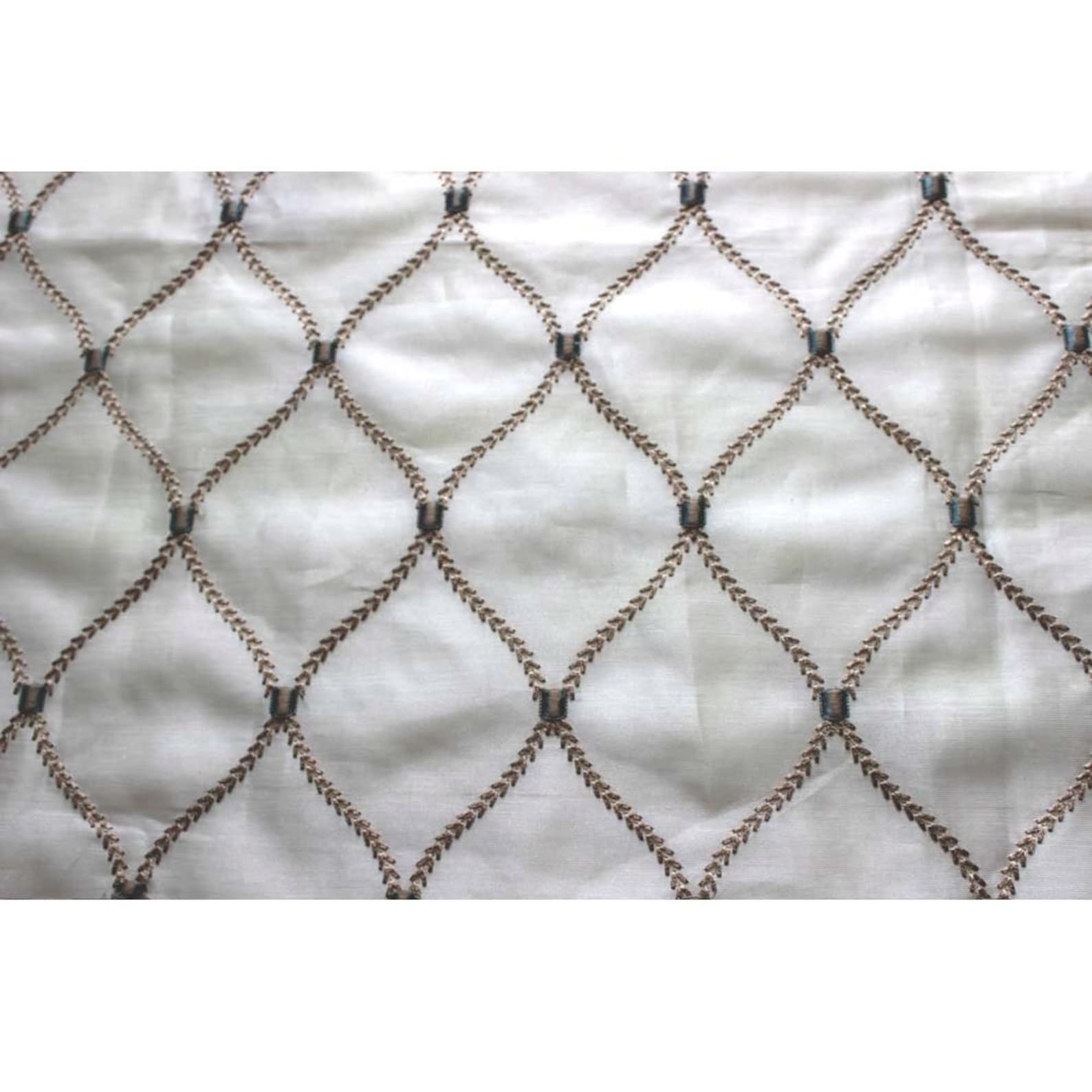 Fabric Mart Direct Ivory Polyester Fabric By The Yard, 48 inches or 122 ...