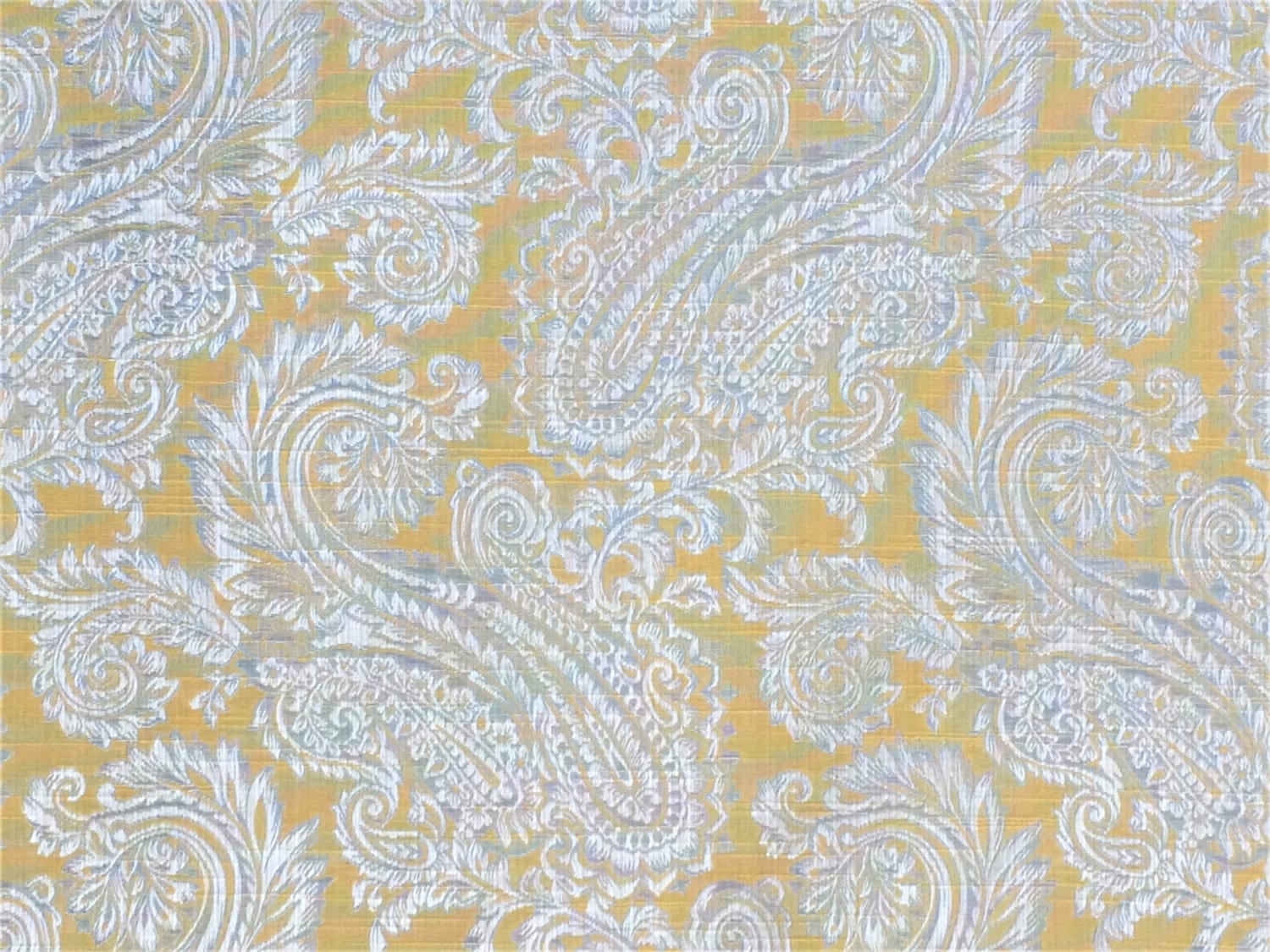 Fabric Mart Direct Mustard Yellow, Gray Poly Cotton Fabric By The Yard ...