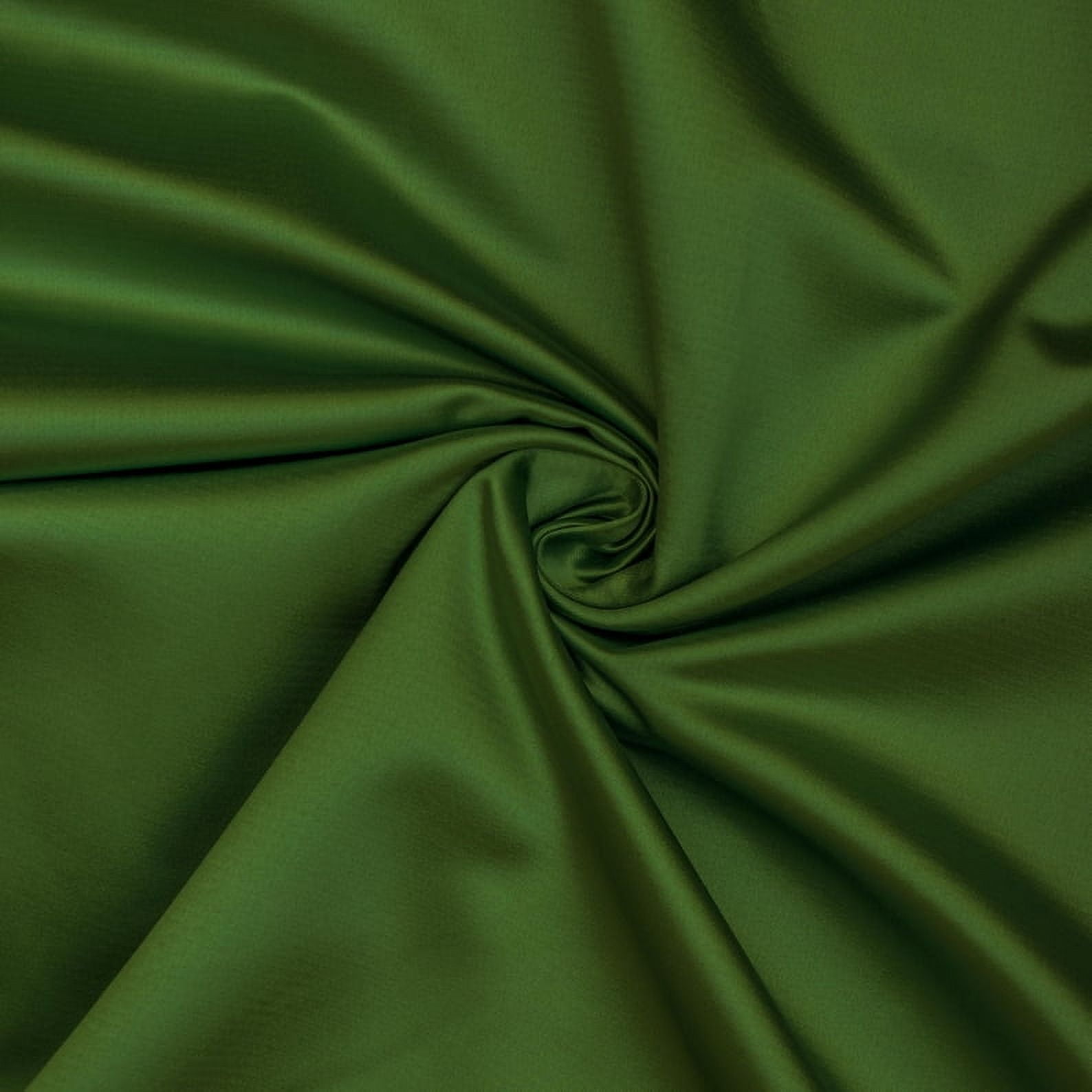 Fabric Mart Direct Olive Green Heavy Satin Fabric by the Yard, 54 ...