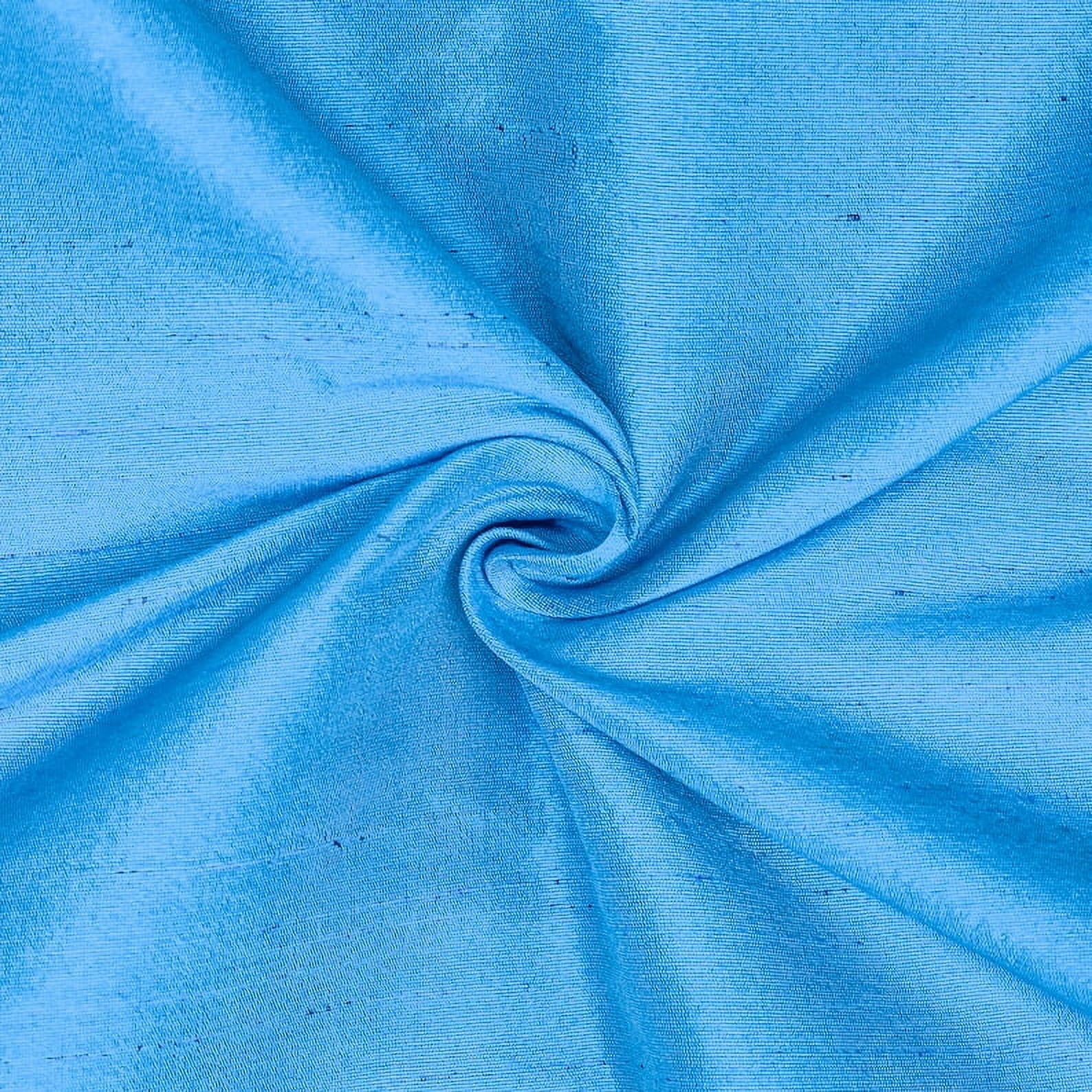 Fabric Mart Direct Silk Upholstery Fabric, Blue Silk Fabric, Faux ...