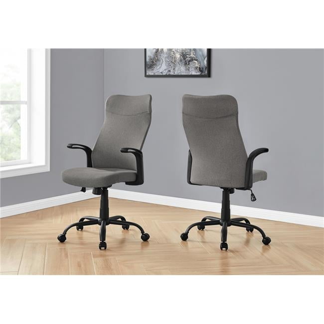 Fabric & Multi Position Office Chair, Black & Dark Grey - Walmart.com