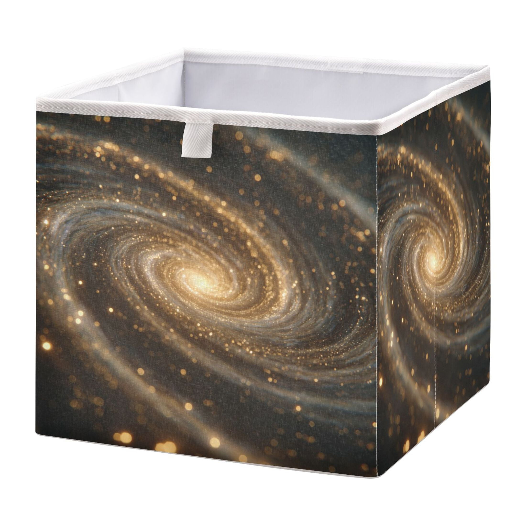 Fabric Open Basket Bins Foldable Storage Basket 2 Sizes Available ...