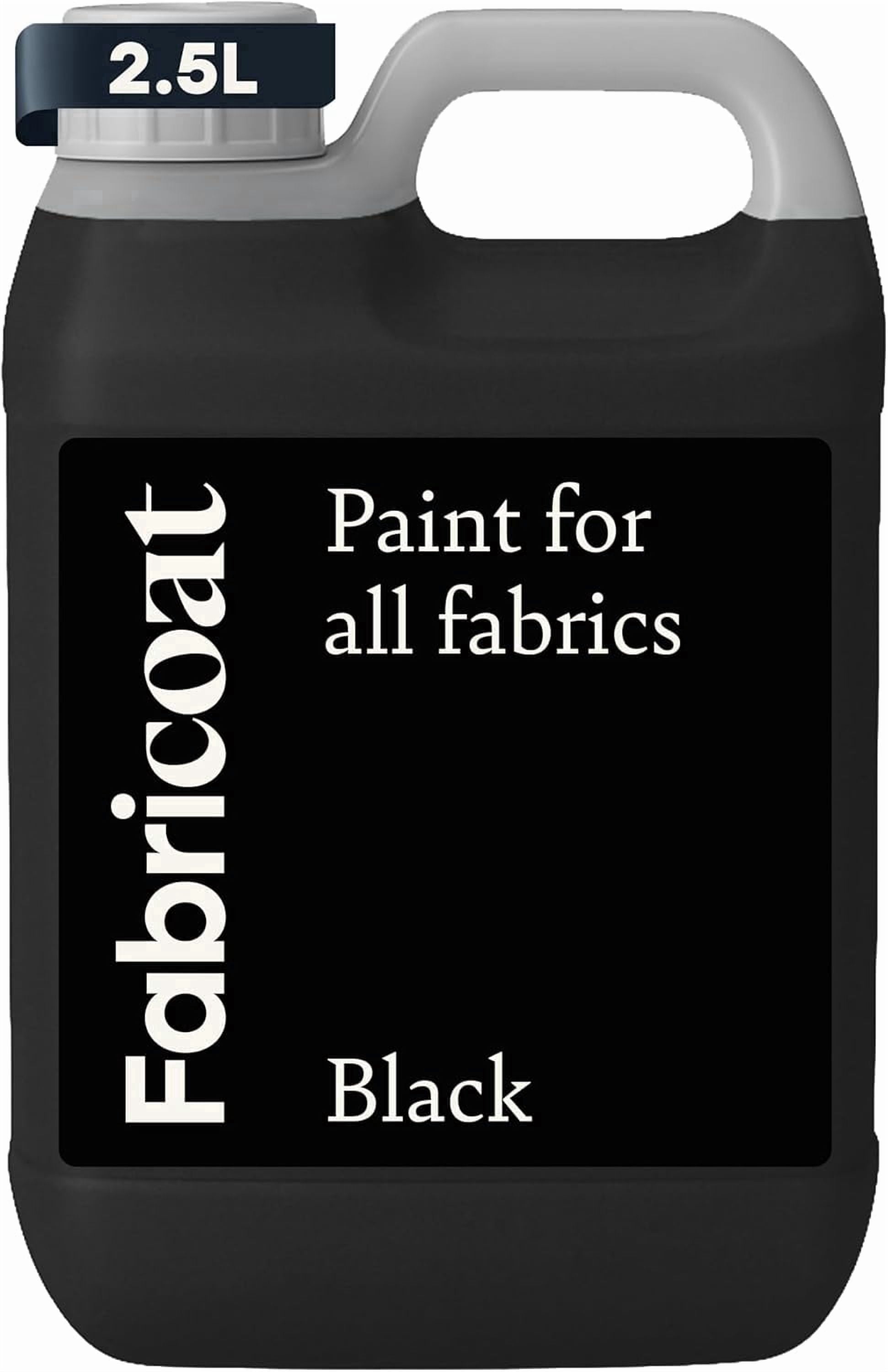 Fabricoat, Fabric Paint for Furniture, 85 oz / 2.5L Black - Walmart.com