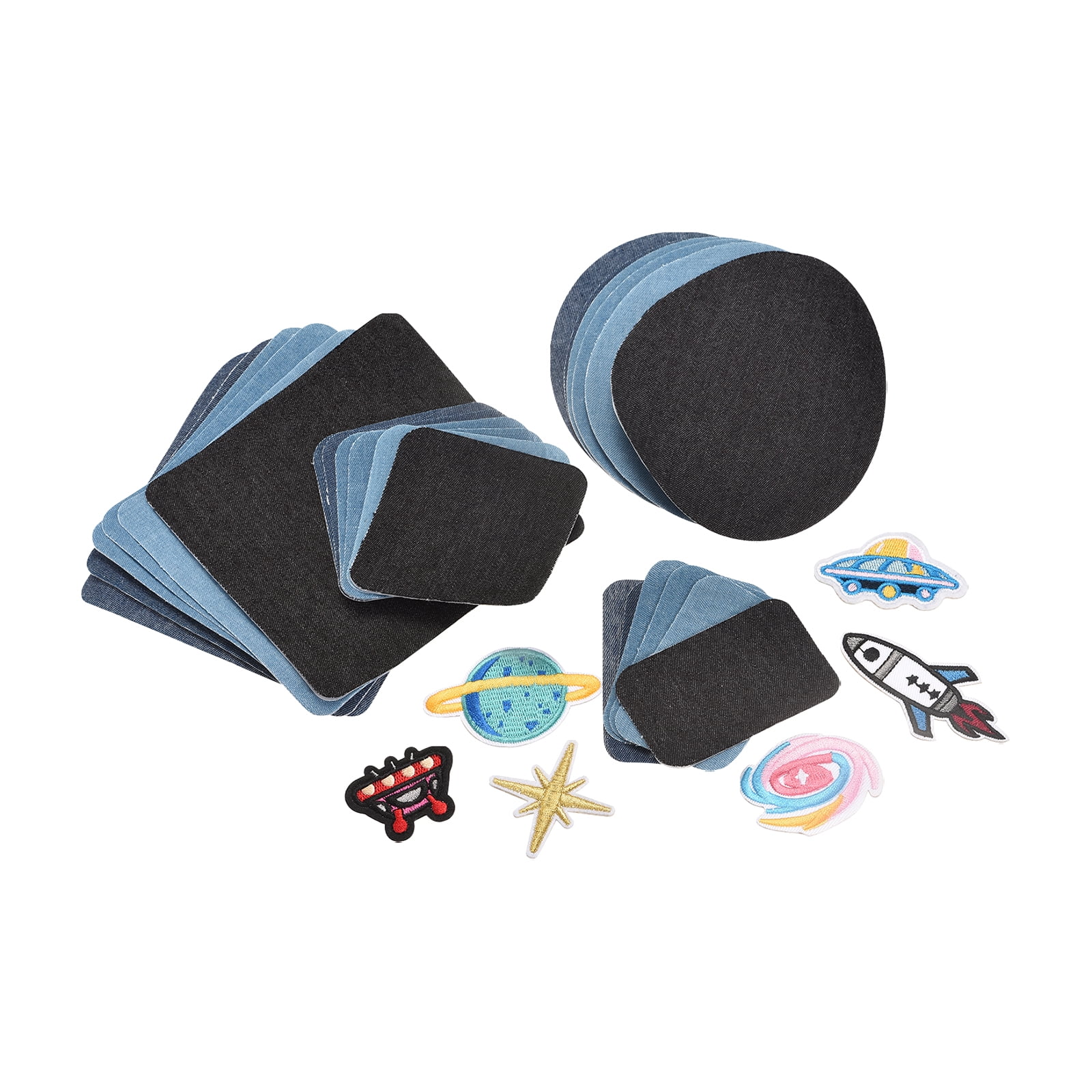 Fabric Patch Iron-on Patches 4 Colors for Clothes, Pants, Bags Hole ...