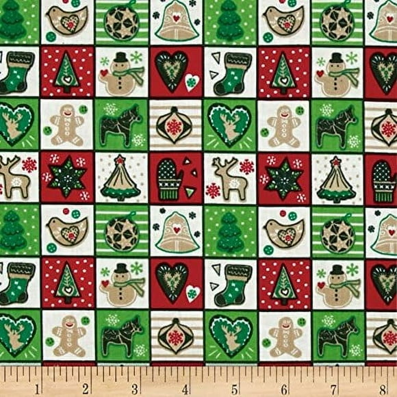 Christmas Cotton Fabric By The Yard