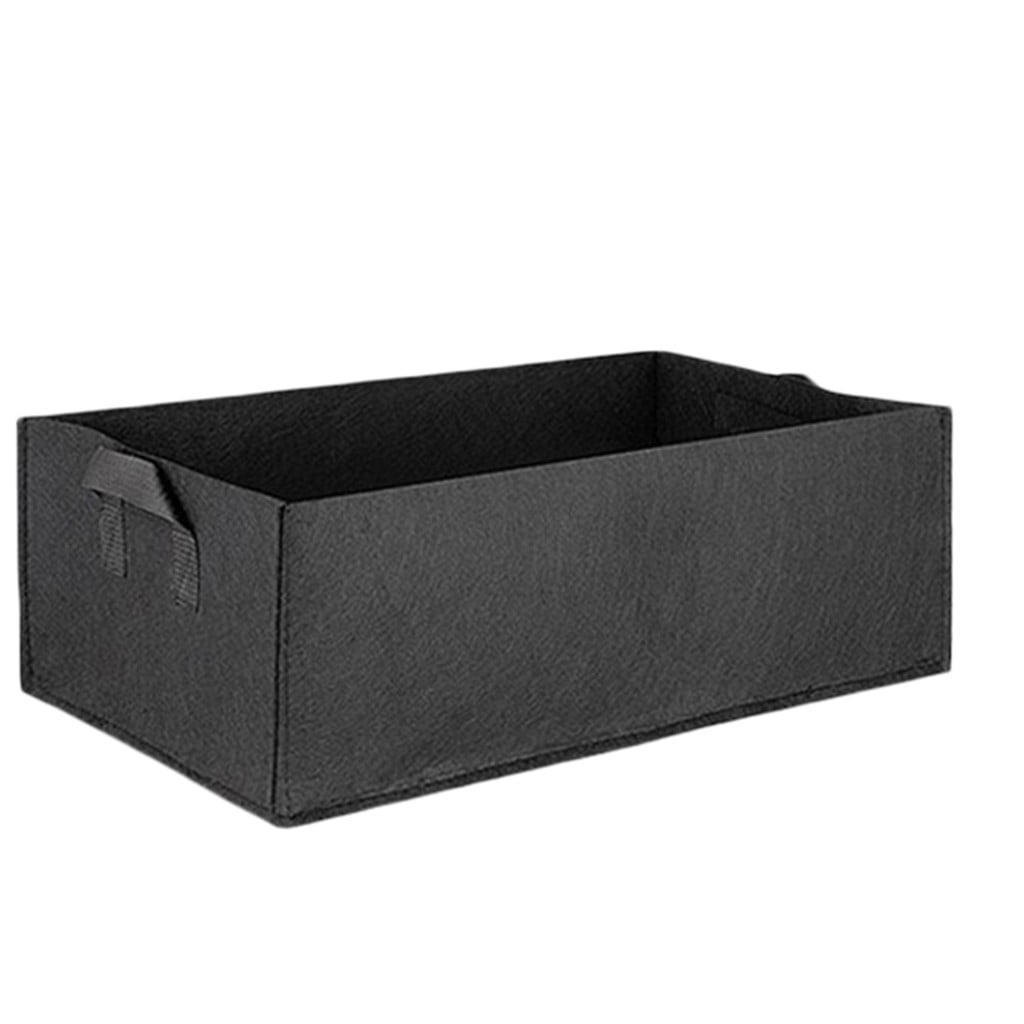 Fabric Raised Garden Bed Rectangle Breathable Planting Container Growth ... Fabric Raised Garden Bed Rectangle Breathable Planting Container Growth ...