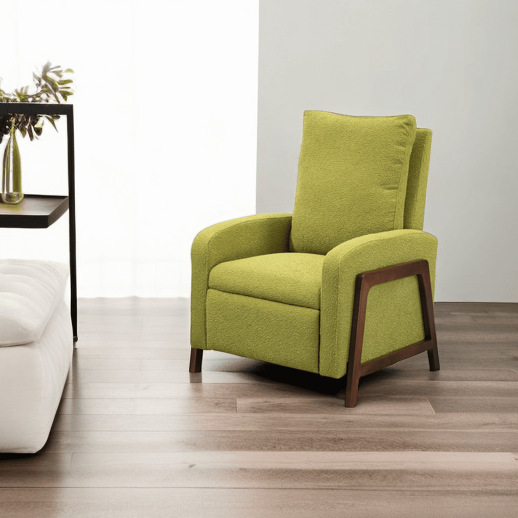 Fabric Recliner Chair Adjustable Home Theater Single Fabric Recliner ...