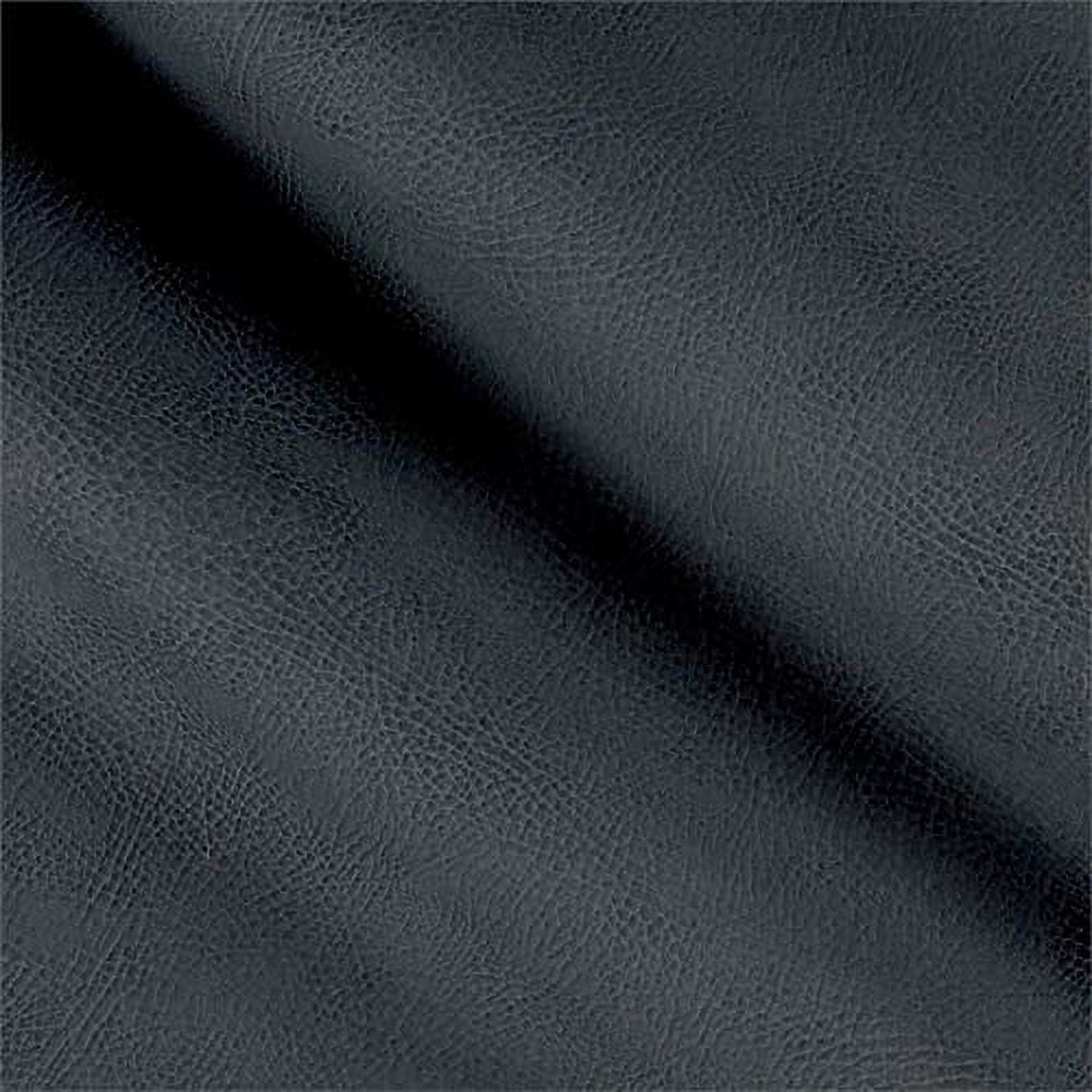 Fabric Richloom Tough Faux Leather Pleather Vinyl Tiona Navy Charcoal ...