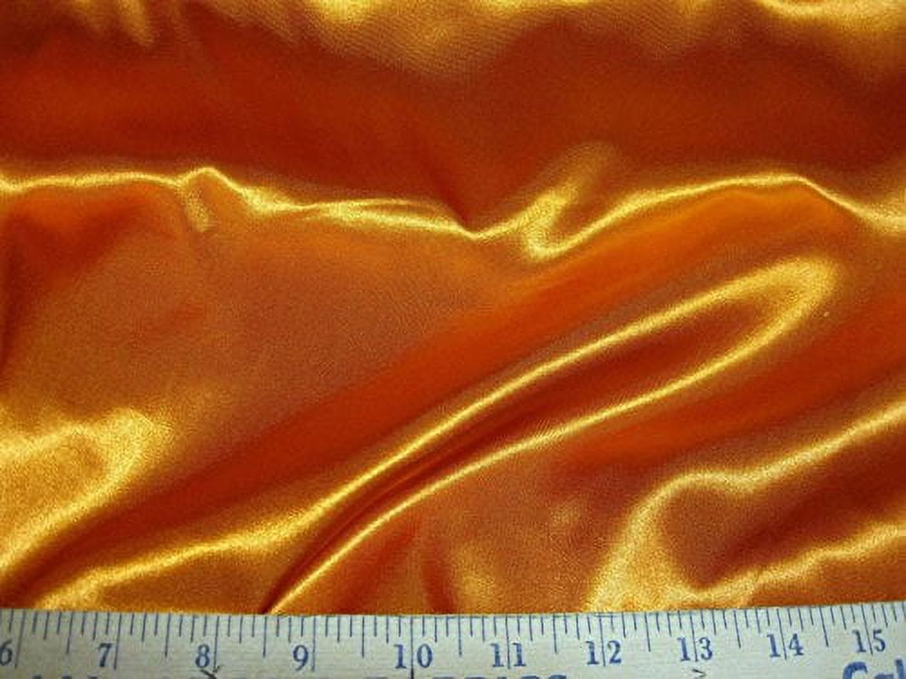 Fabric Satin Taffeta Orange 65 inches wide SA88 - Walmart.com