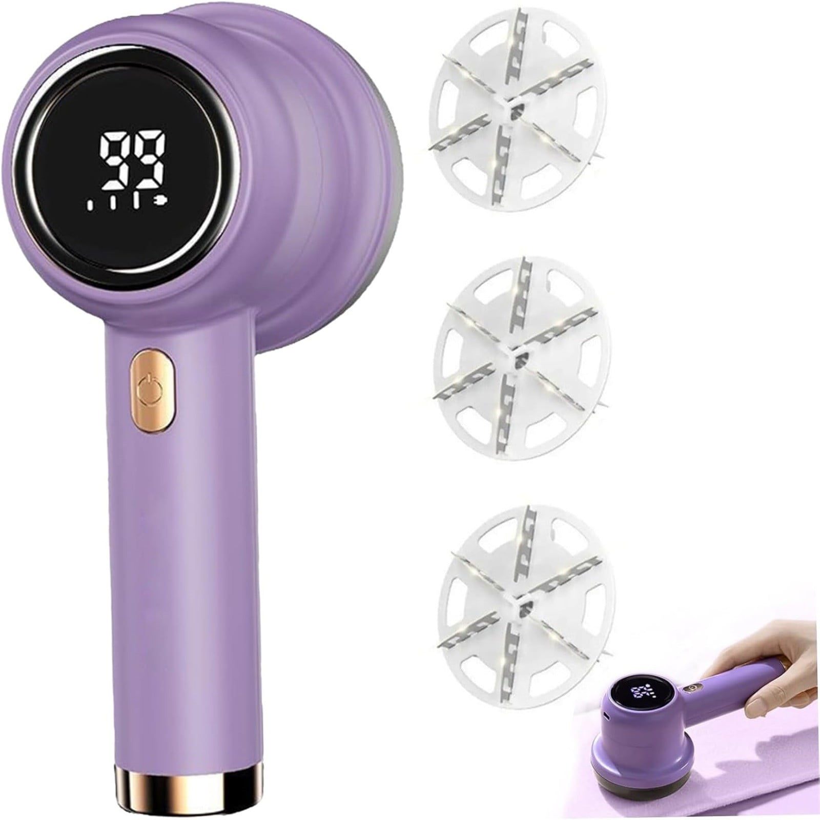 Fabric Shaver, 2025 New Electric Lint Remover Lint Shaver with Digital ...