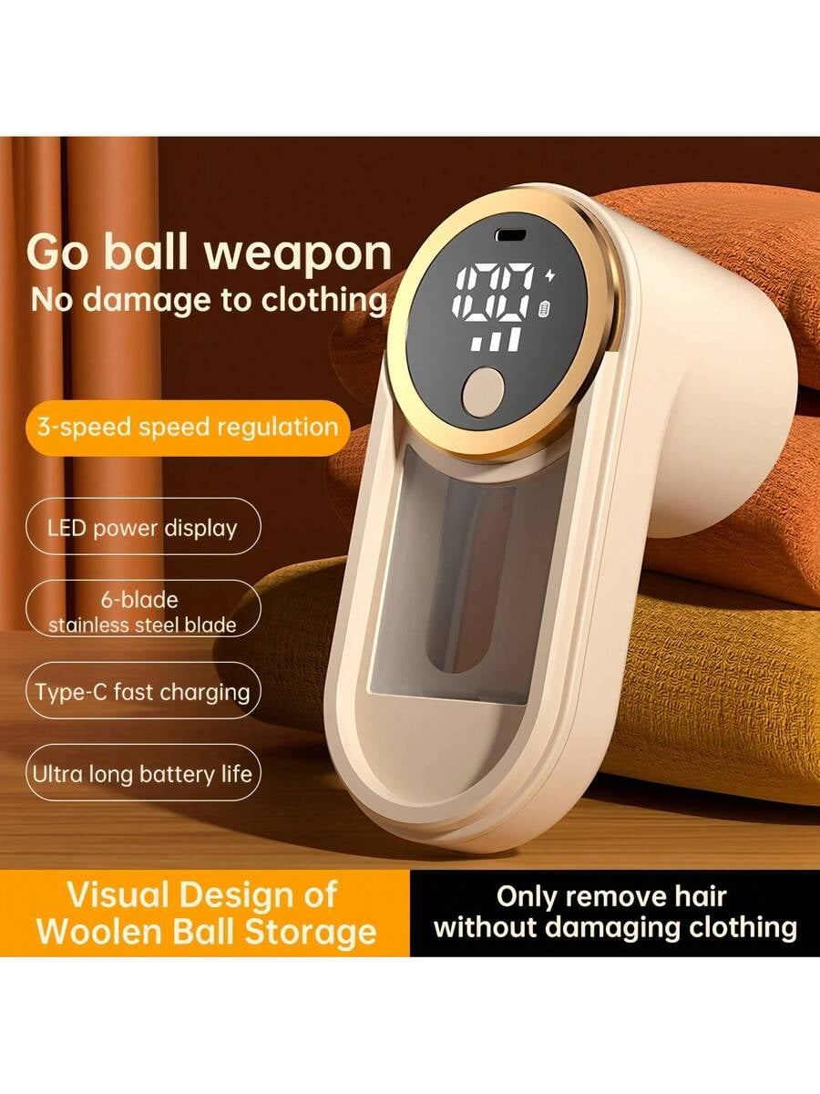 Fabric Shaver For Clothes – USB Rechargeable Lint Shaver & Sweater ...