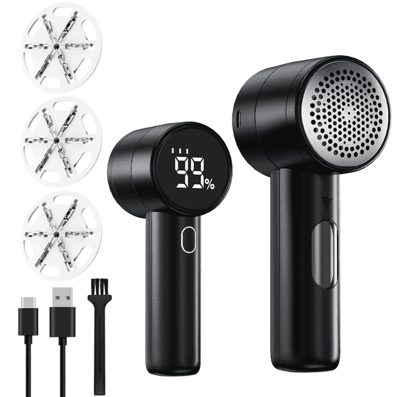 Lint Remover 2026 Fabric Shaver, Rechargeable Electric Portable Sweater ...