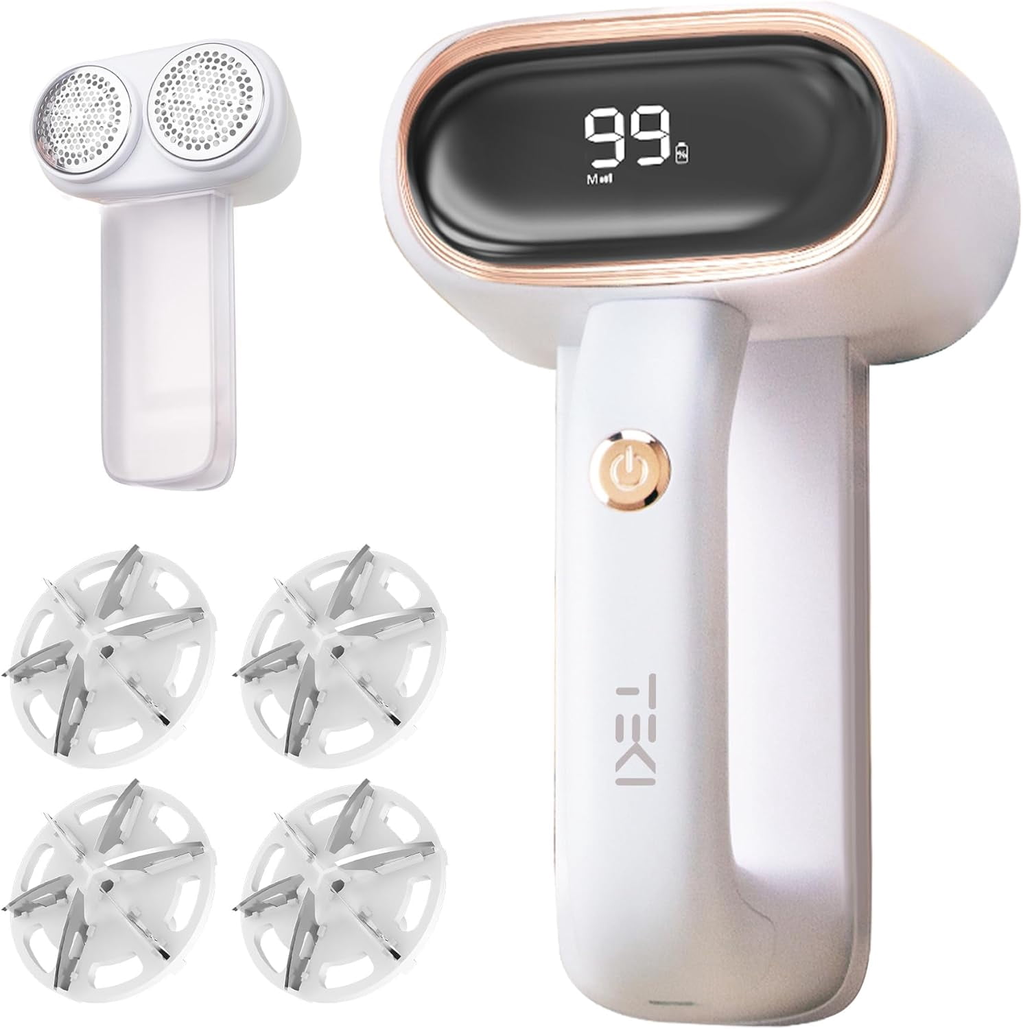 Fabric Shaver Lint Removers Rechargeable Sweater Shaver with Dual Head ...