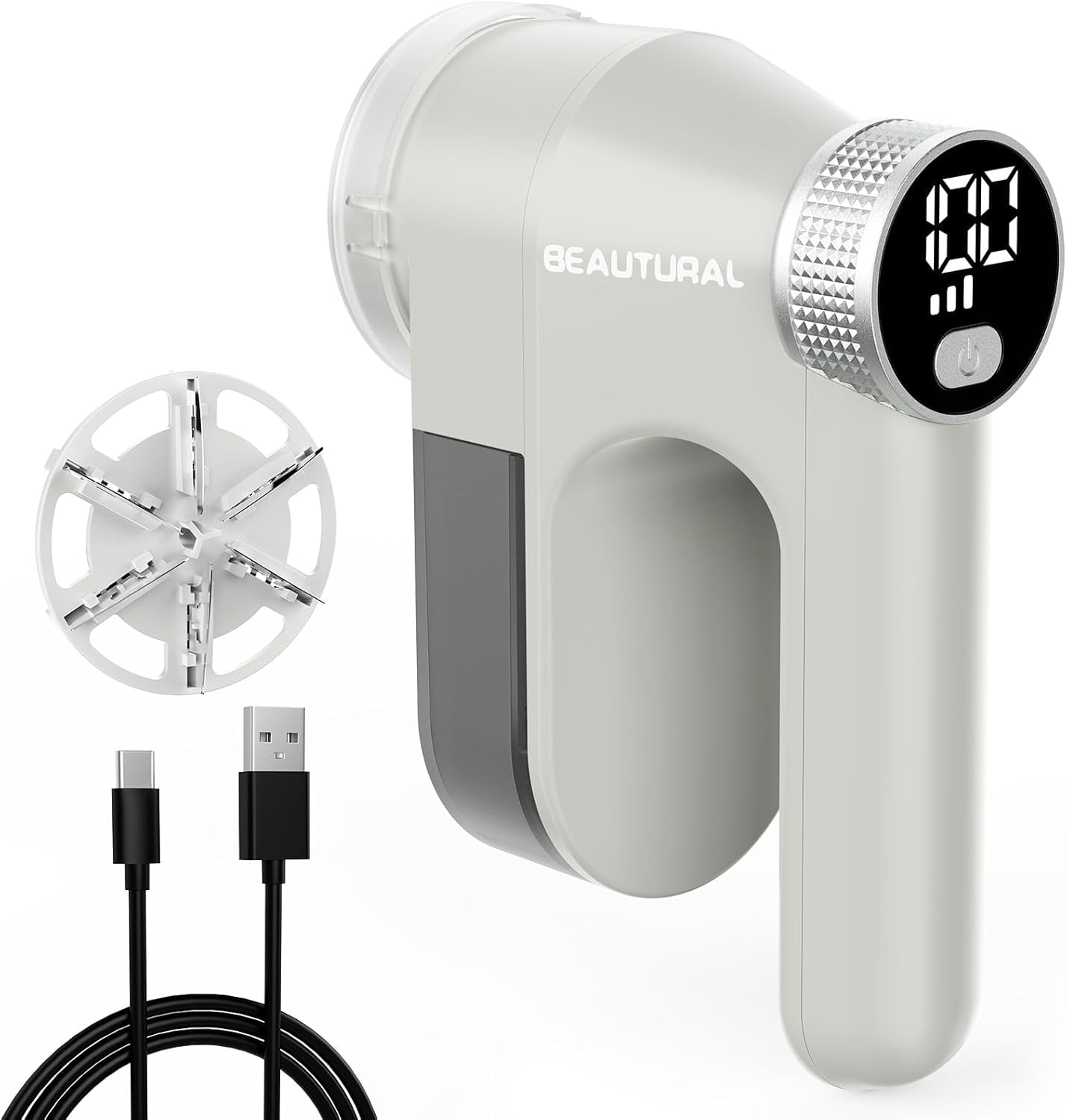 Fabric Shaver, Rechargeable Lint Remover, Electric Portable Sweater ...