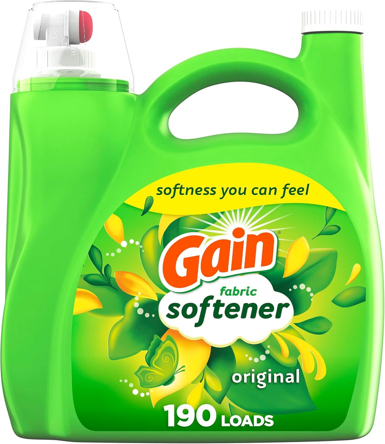 Fabric Softener, Original Scent, 140 fl oz, 190 Loads, HE Compatible ...