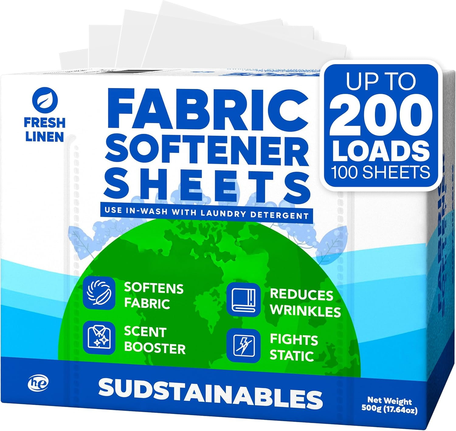 Fabric Softener Sheets for Washer – Laundry Softener Sheets for Washing ...