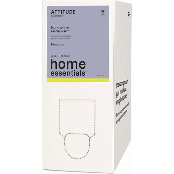 Fabric Softener with Essential Oils, Vegan, Plant and Mineral-Based ...