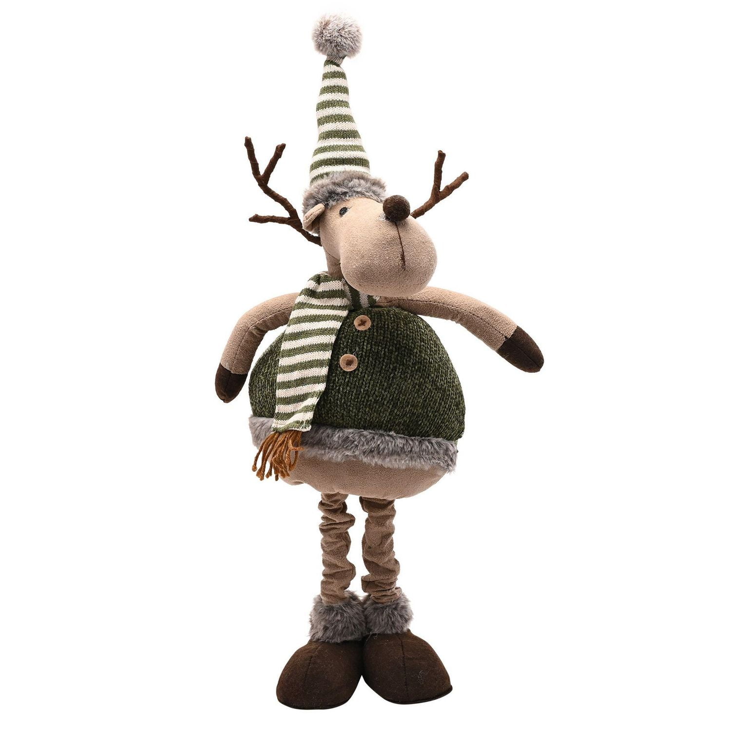 Fabric Standing Moose with Telescopic Legs Decoration - Walmart.com