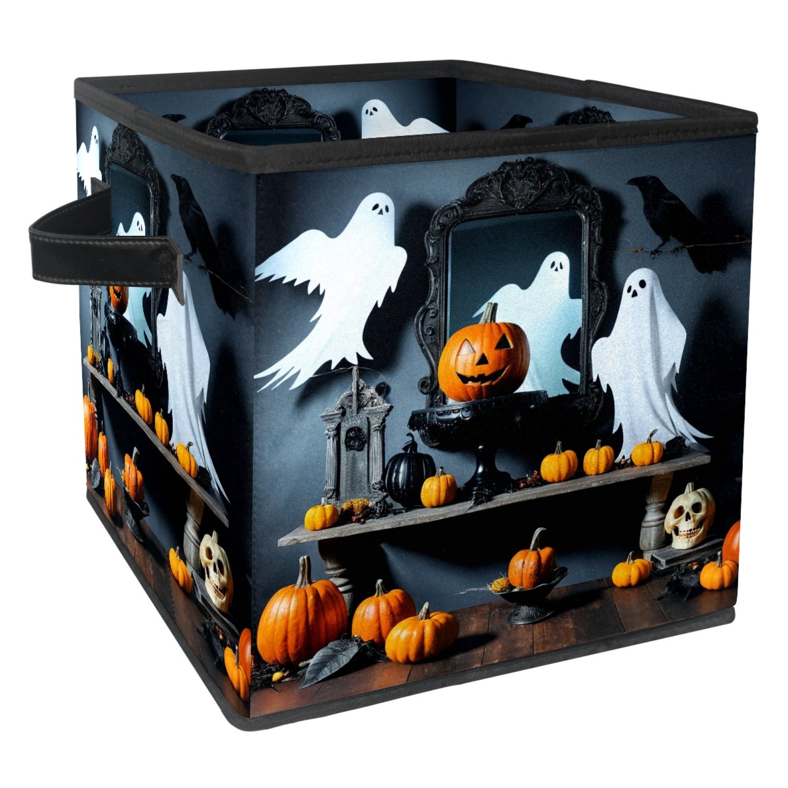 Fabric Storage Bins, Cube Organizer Bins, Foldable Cube Bins for Cloth ...