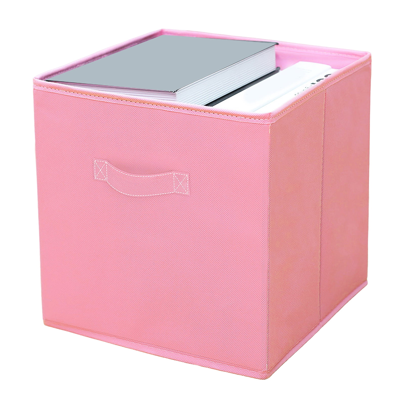 Fabric Storage Cube with Handle, Large Capacity, Easy Access Foldable ...