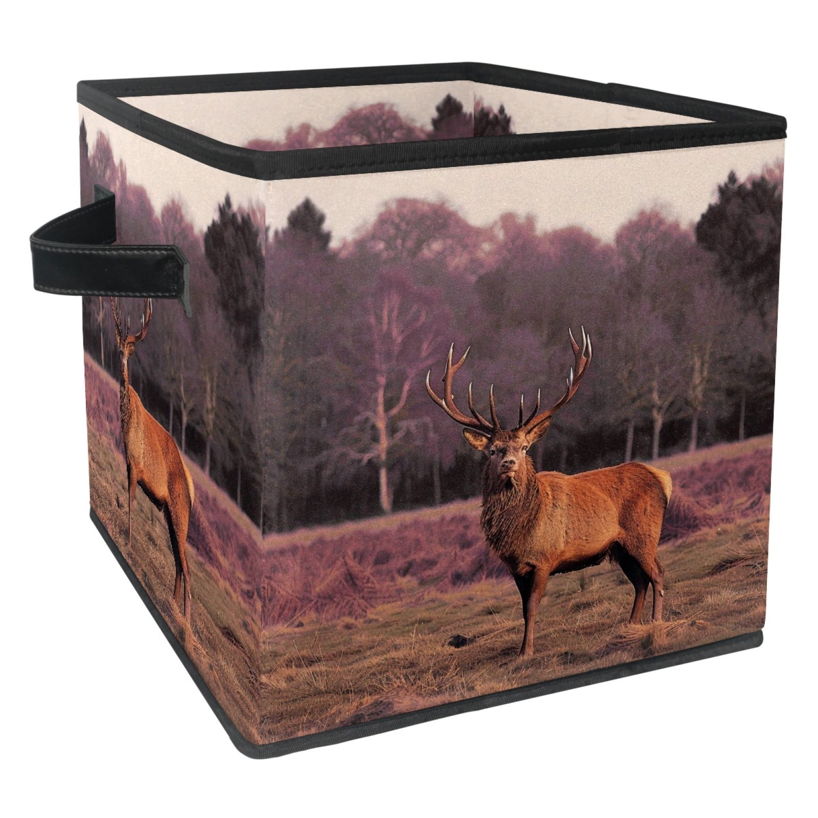 Fabric Storage Cubes, Storage Baskets for Organizing, Fabric Storage Bins with Handles, Elk ...