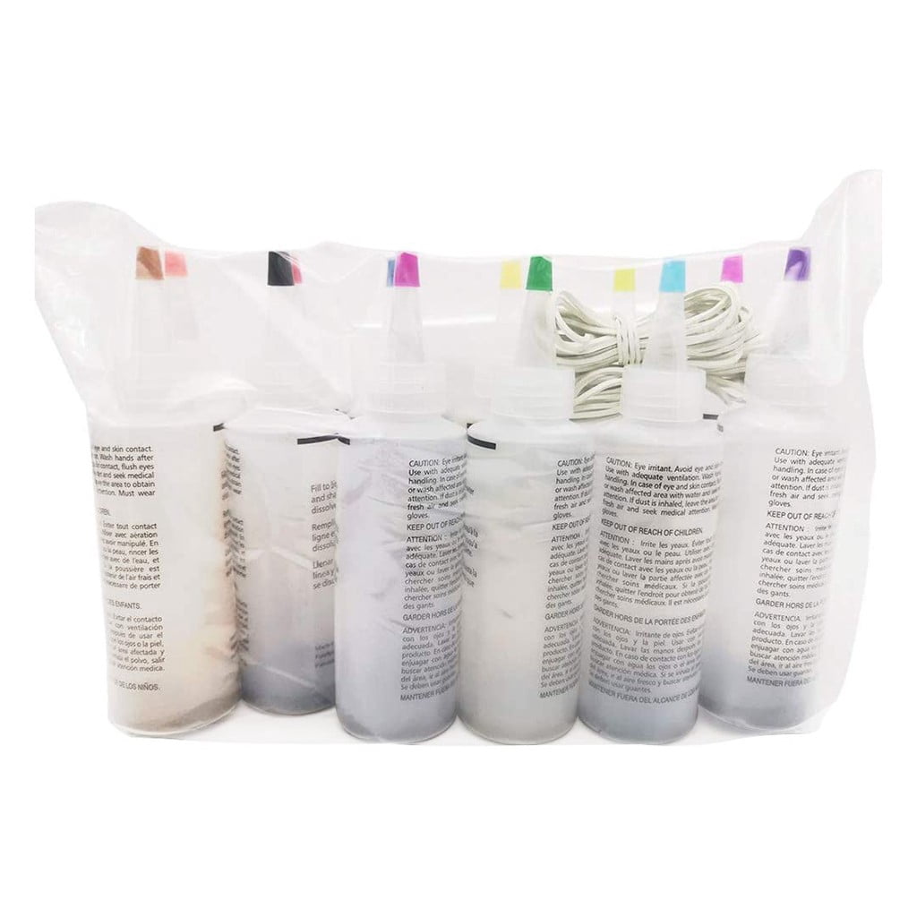Fabric Textile Tie-Dye Kit 18 Colors DIY Design Safe Non Permanent Dyes ...
