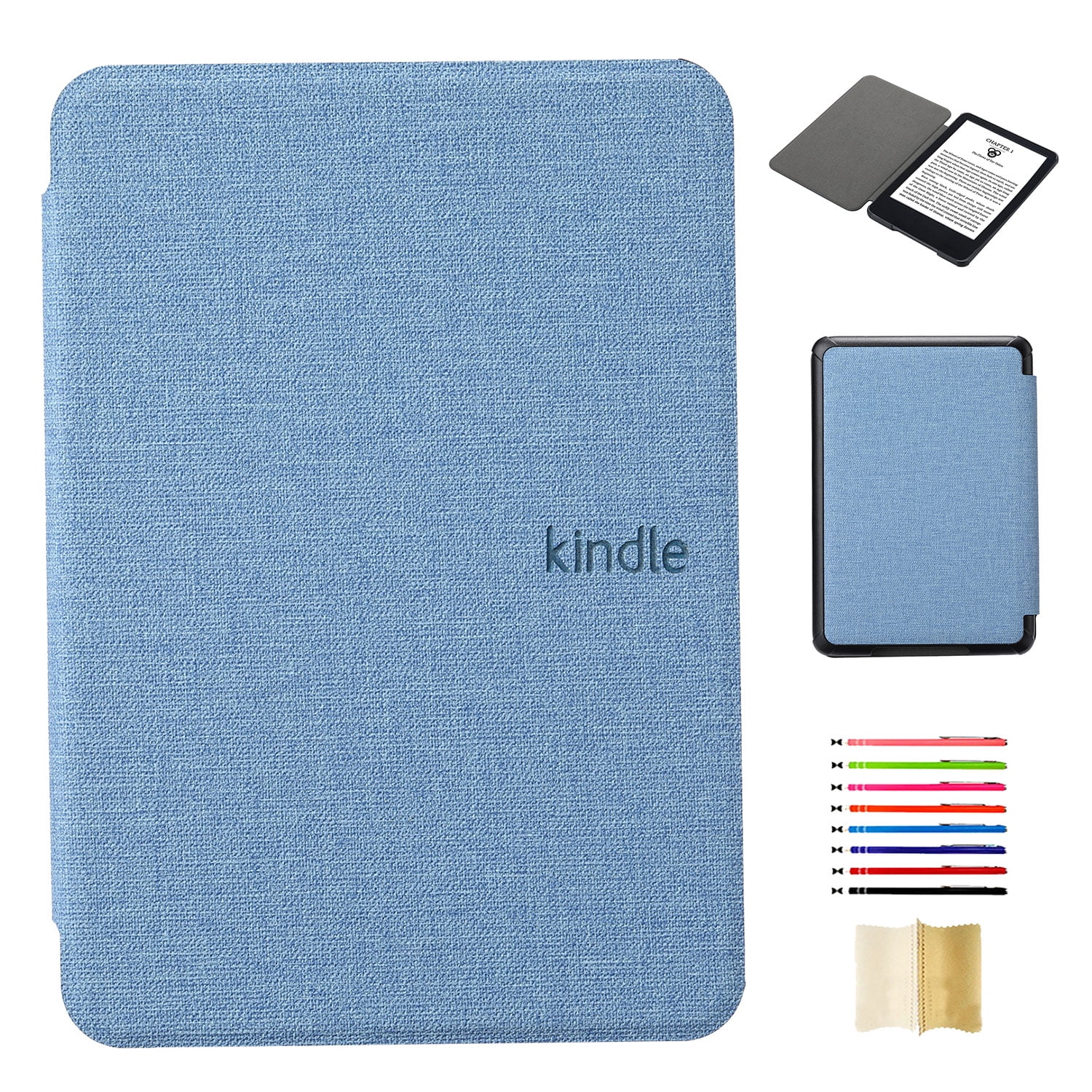 Fabric Texture Case for Amazon Kindle Paperwhite (11th Generation) 2021 ...