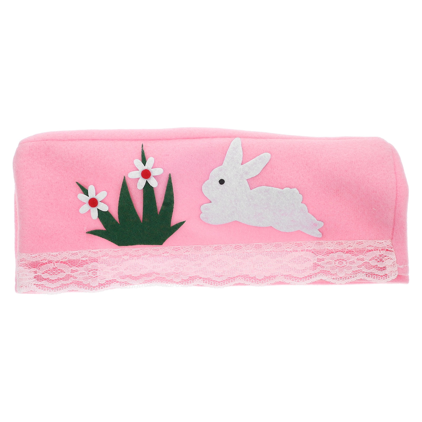 Amosfun Living Room Tissue Box Cover Pink Fleece Cloth 1Set - Walmart.com