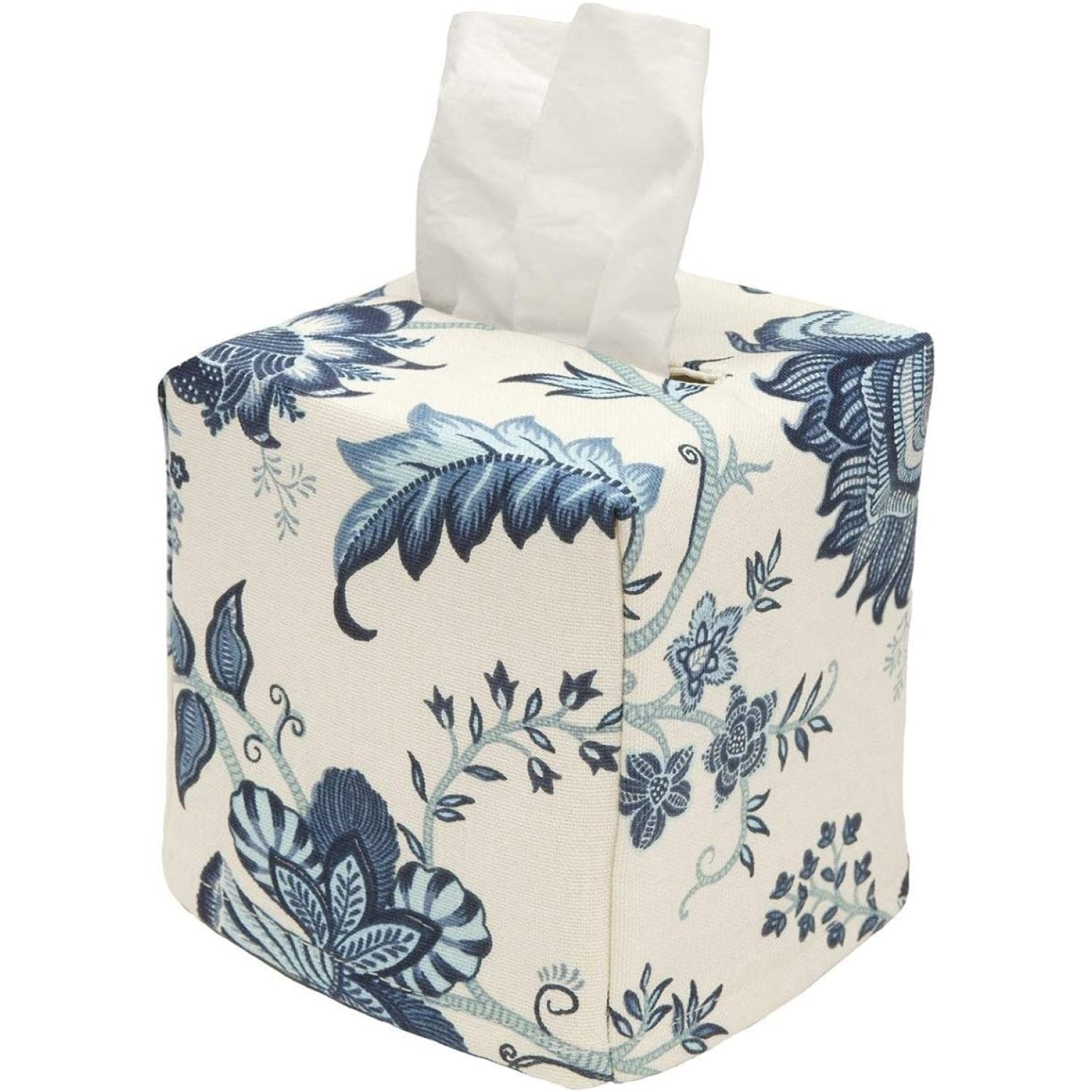 Fabric Tissue Box Cover, Tissue Holder Slipcover, Slips Over Square ...