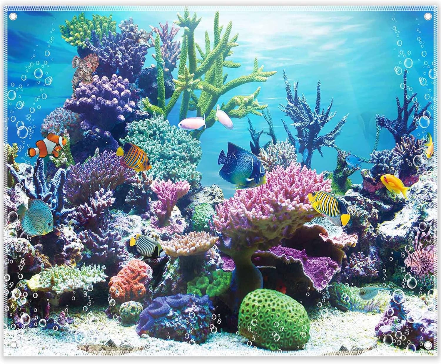 Fabric Under The Sea Photography Backdrop Aquarium Underwater World ...