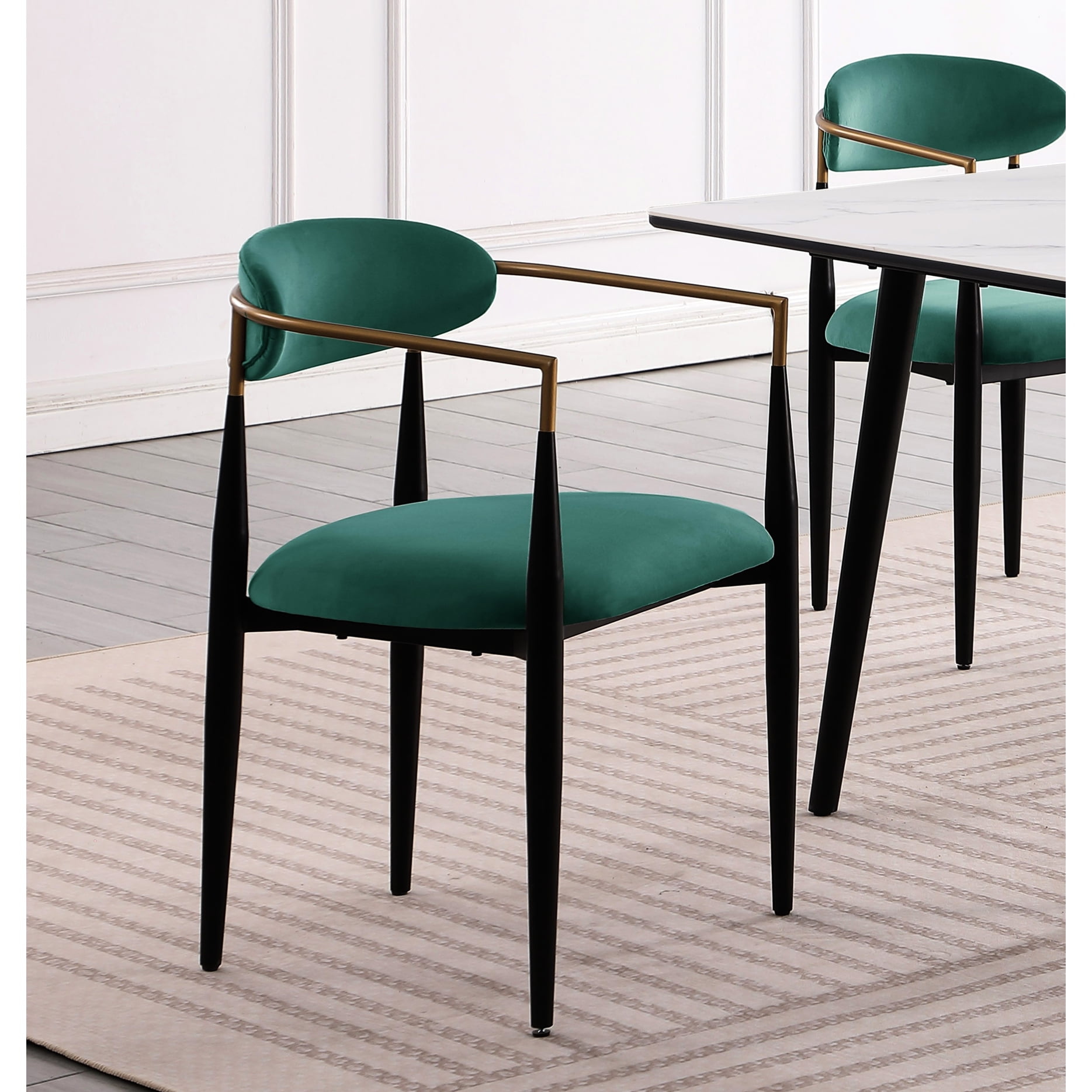 Fabric Upholstered 2pcs Side Chairs, Modern, Ultra-modern Dining Modern ...