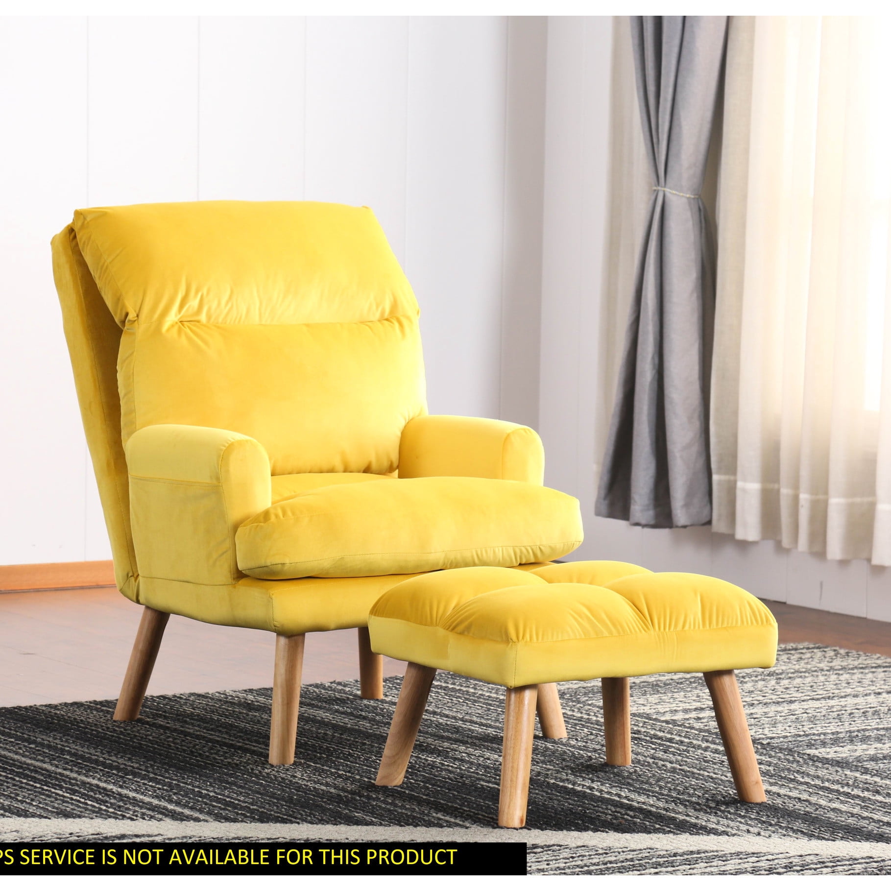 Fabric Upholstered Click Clack Chair | Comfortable Living Room ...