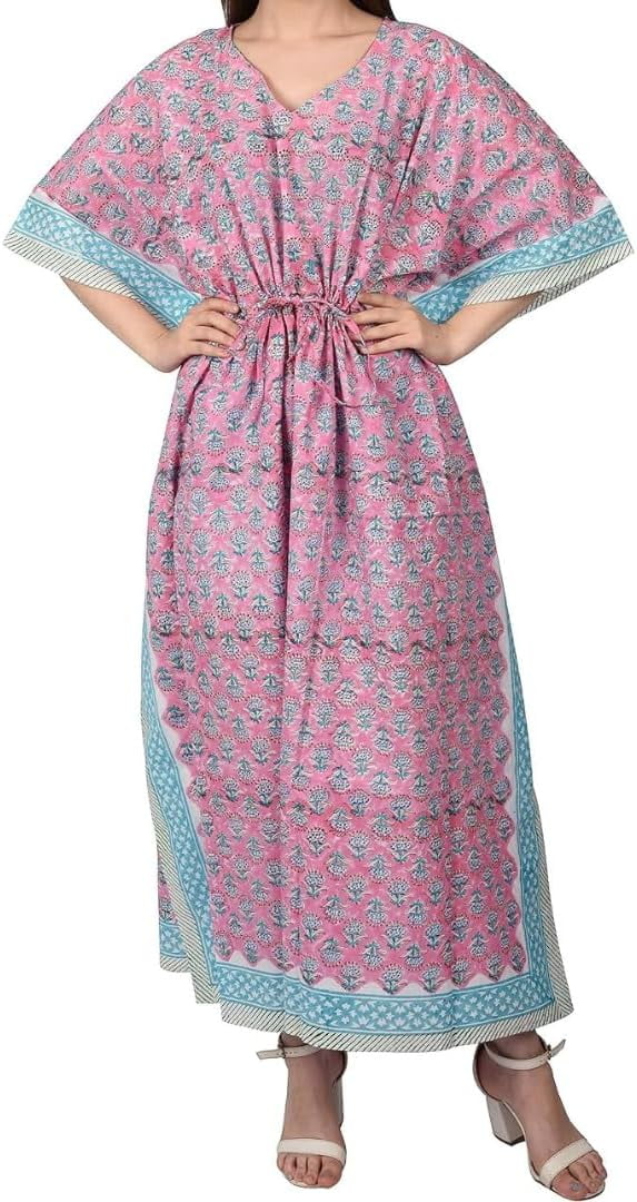 Fabric Venue Cotton Kaftan Dresses for Women - Indian Ethnic Prints ...