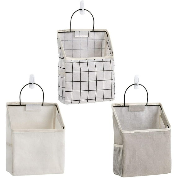 Fabric Wall Hanging Storage Caddy Bag Over the Door Pouch Organizer for ...