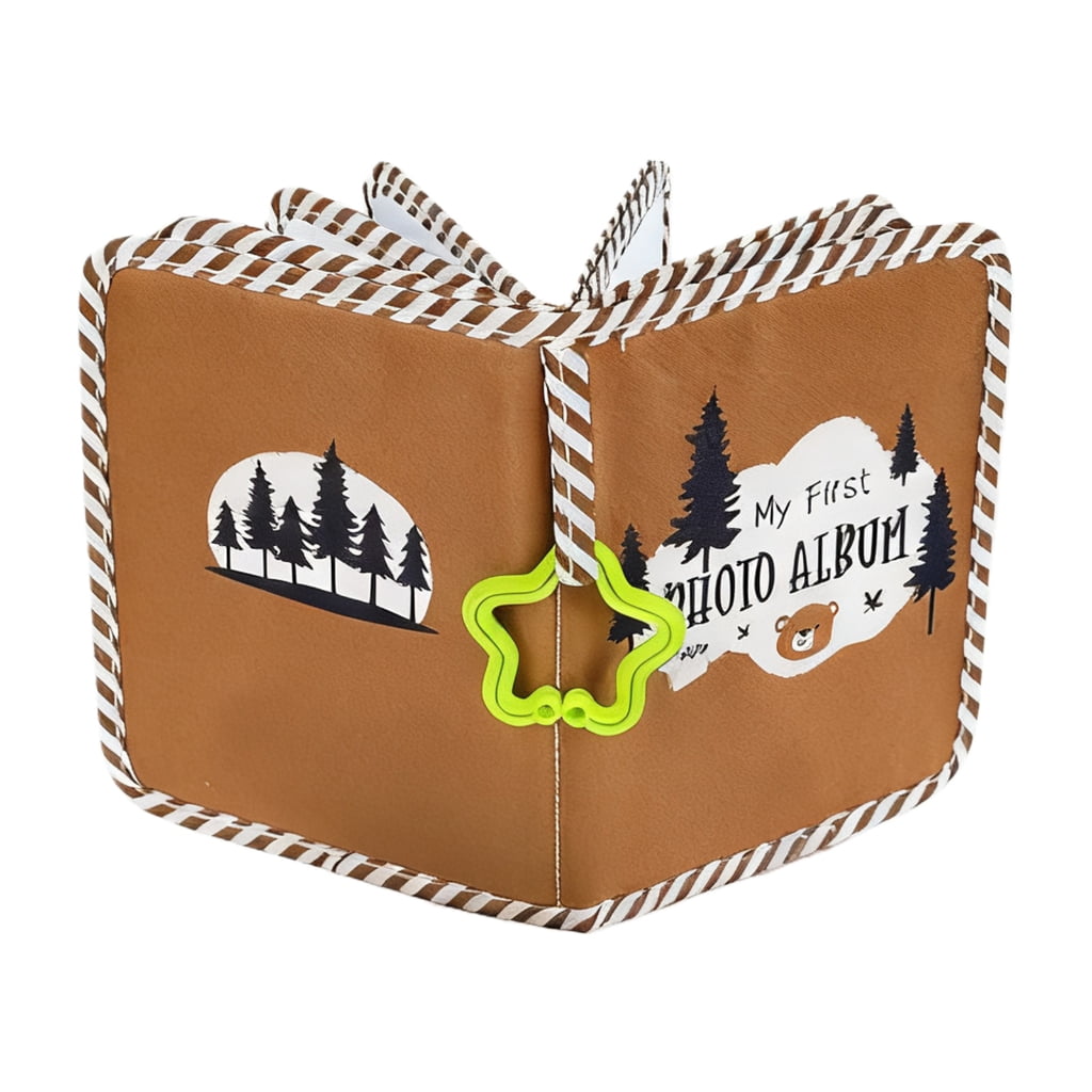 Fabric With Adorable Bear Pattern Photo Album To Captures Childhood ...