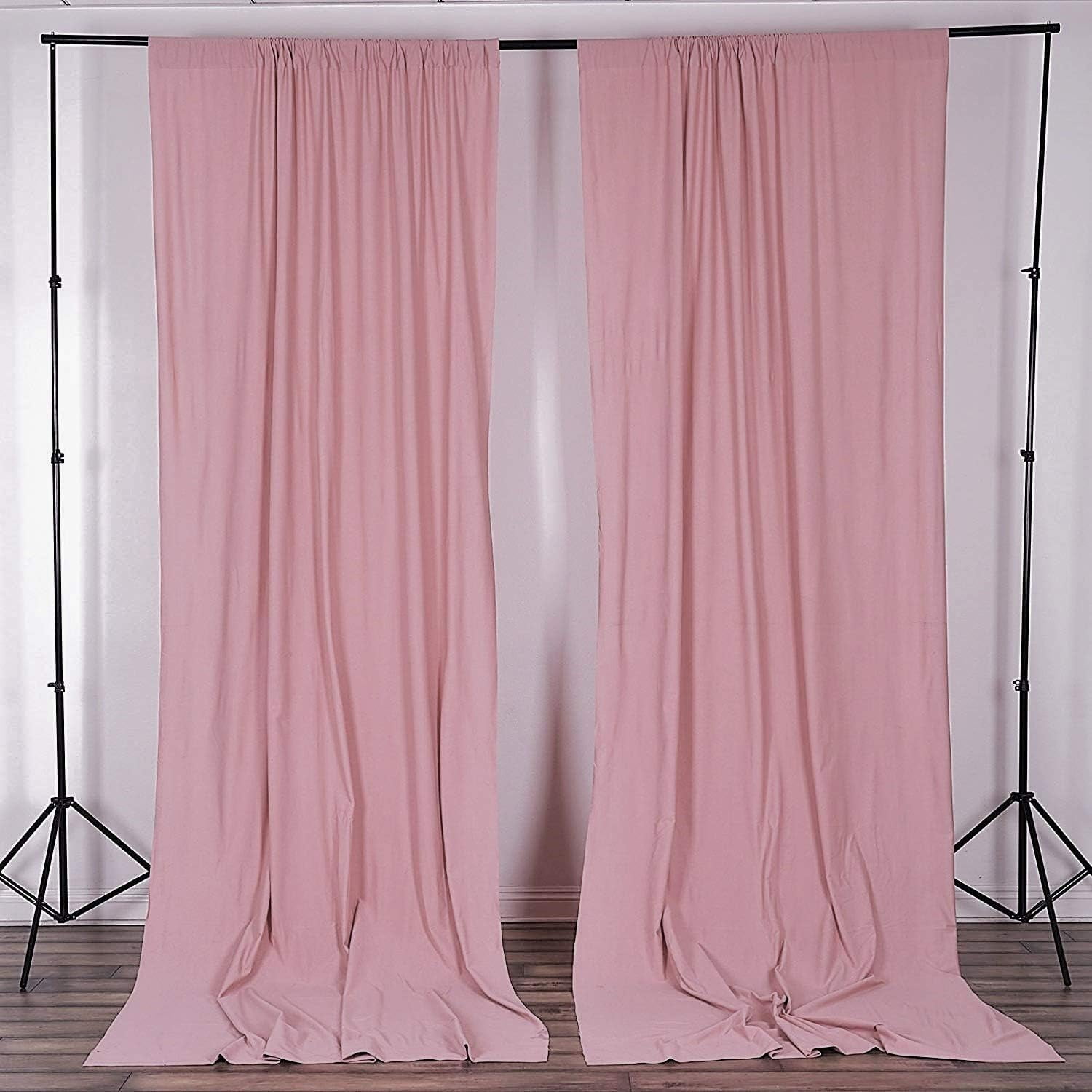 Fabric & Foam Inc Polyester Poplin Backdrop Drapes Curtain Panel ...