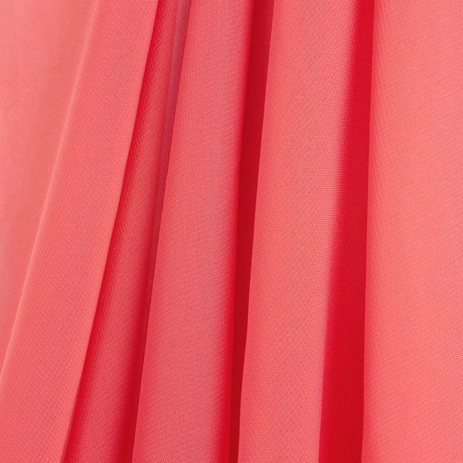 FabricLA 100% Polyester Chiffon Fabric - 58/60" Inches (152 CM) Wide ...