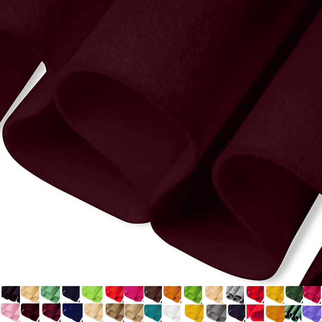 FabricLA Acrylic Felt Fabric - 72" Inch Wide 1.6mm Thick Felt by The ...